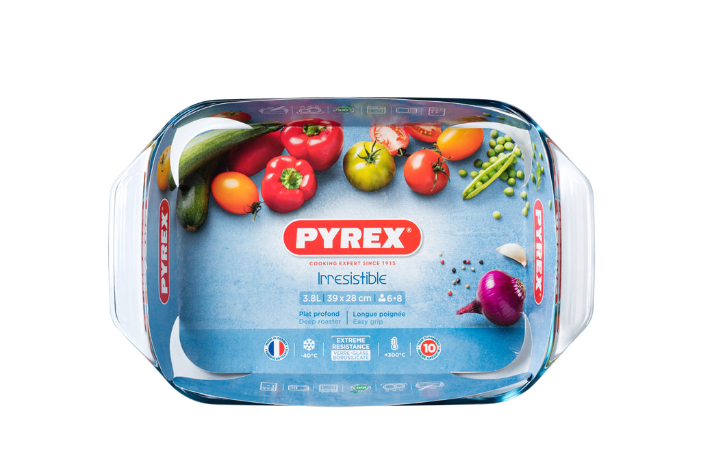 Irresistible Glass Rectangular Roaster - Pyrex® Webshop UK