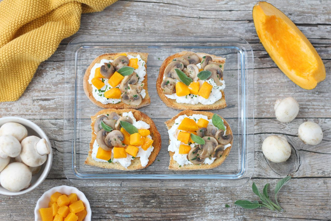 Zero Plastic - Set of 3 storage rectangular glass dish with glass lid ...