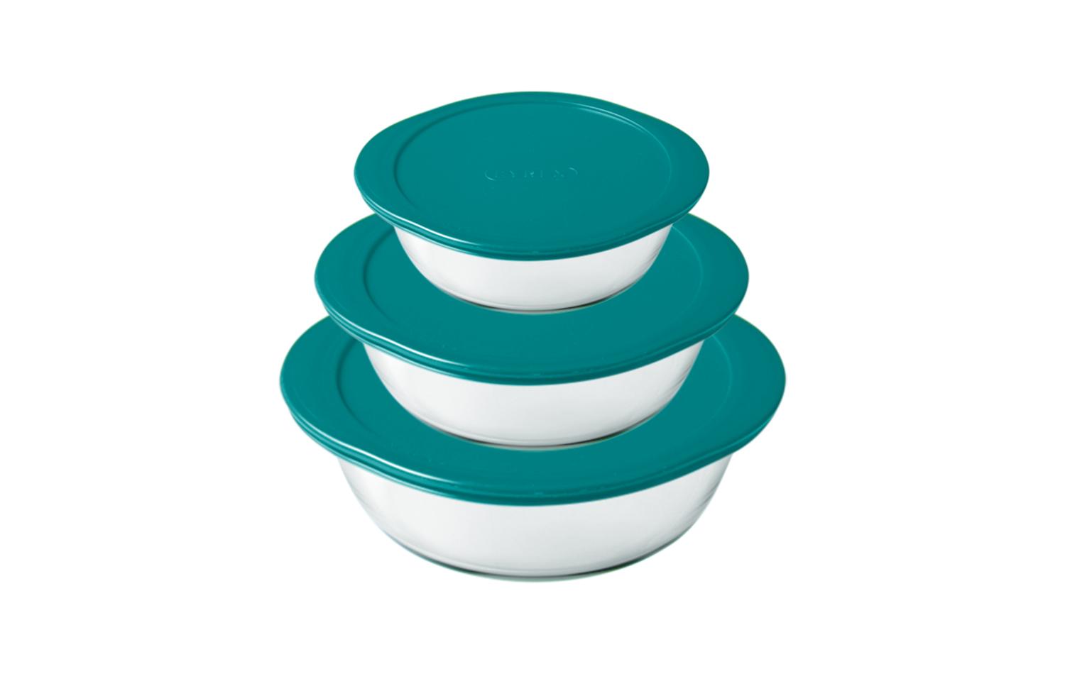 Round glass dish with lid - Cook & Store | Pyrex® Webshop UK